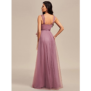 Ever-Pretty Women Elegant V Neck Sleeveless A Line Evening Cocktail Dress 04 Orchid