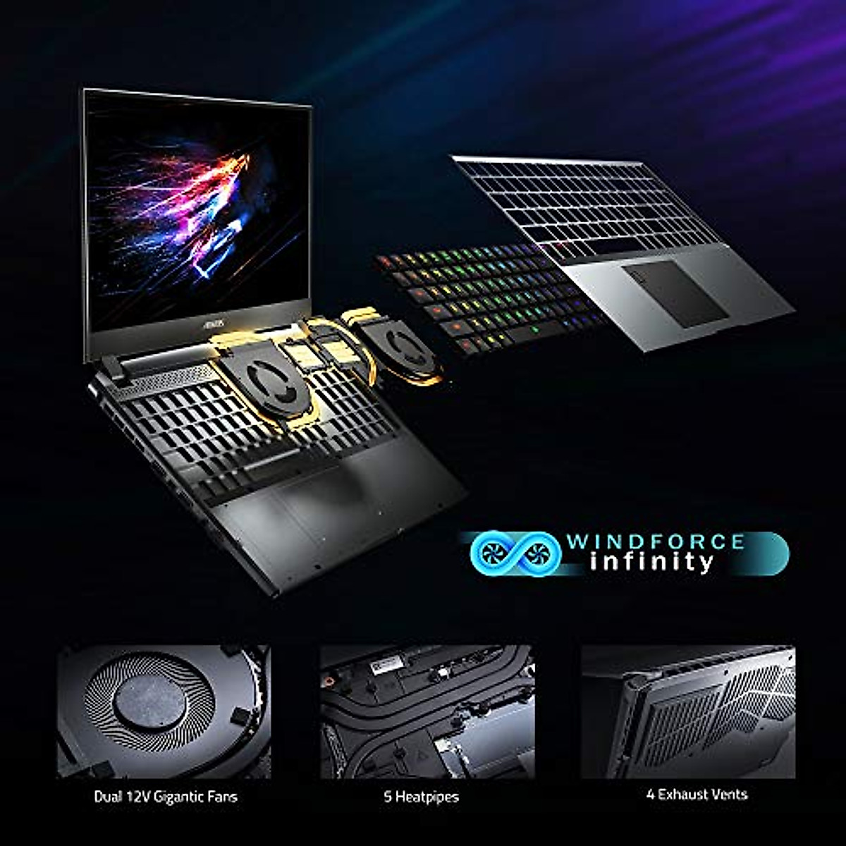 GIGABYTE AORUS 15P (WB) Thin and Light Performance Gaming Laptop, 15.6-inch FHD 144Hz IPS, GeForce RTX 2070 MAX-Q, 10th Gen Intel i7-10750H, 16GB DDR4, 512GB NVMe SSD (AORUS 15P WB-7US1130SH)