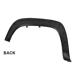 CHEDA Fender Flares Wheel Cover Compatible With 2016-2021 Toyota Tacoma Front Right Passenger Side 1 Pc Black 7587104060, TO1291109