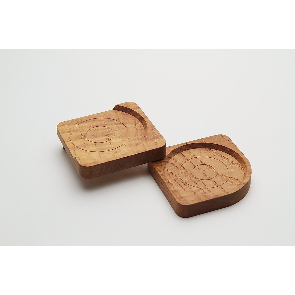 Mars Planning [Premium Gift Set] Tajima Glass Mount Fuji Base Fujisan Glass Set Fuji Glass / Fujisan Hoei Glass (Clear) / With Wooden Coaster