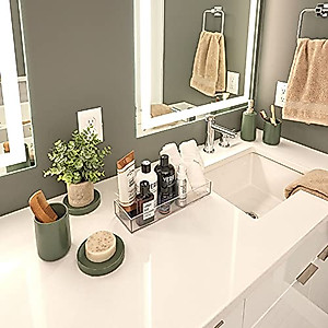 iDesign Ceramic Earth Collection Tumbler Cup, Moss