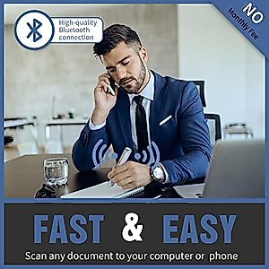 Scan ReaderPen, ROATEE 112 Language Scanning Translation Pen, Document Scanner, 16GB Digital Dictionary Smart Translation Bluetooth Mobile Scanner, Text to Speech for Dyslexia
