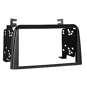 Compatible with Saturn Saturn 1995 1996 1997 1998 1999 Double DIN Stereo Harness Radio Install Dash Kit Package