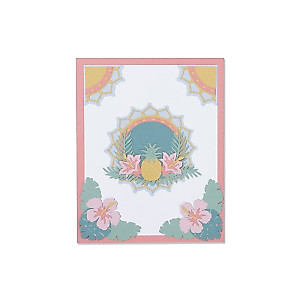 Sizzix Tropical Elements Dies, One Size, Multicolor