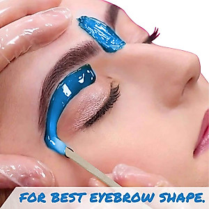 Waxing Kit for Women Men, LEMONTRA Wax Warmer with Hard Wax Beads for Hair Removal, Wax Kit for Brazilian Bikini, Home Wax Machine for Eyebrow, Leg, Armpit, Facial