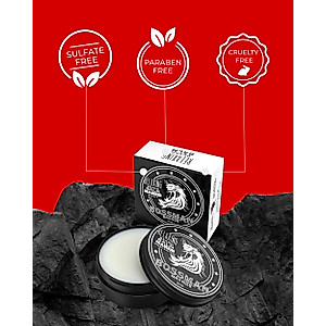 Bossman Relaxing Beard Balm - Beard Tamer, Relaxer, Thickener and Softener Cream - Beard Care Product - Made in USA (Naked Scent)