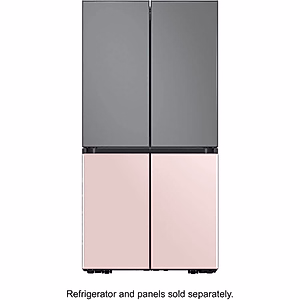SAMSUNG RAF18DBB32 Bespoke 4-Door Flex Refrigerator Panel - Bottom Panel - Rose Pink Glass