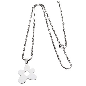 SYWHPS Face Hip Hop Rapper Pendant Chain Necklace (Silver Pro)