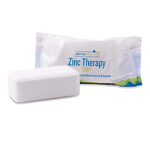 Dermaharmony 2% Pyrithione Zinc (ZnP) Bar Soap 4 oz - Crafted for Those with Skin Conditions - Seborrheic Dermatitis, Dandruff, Psoriasis, Eczema, etc.