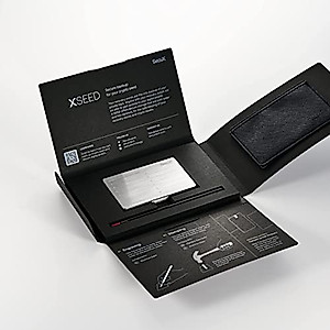 SecuX – XSEED Plus - Secure Bitcoin Wallet Crypto Seed Storage Steel Plates (Steel Punch Set Included) Compatible with SecuX, Ledger, Trezor Hardware Wallets
