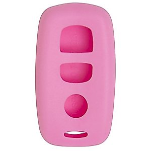 Keyless2Go Replacement for New Silicone Cover Protective Case for Mazda Remote with FCC KPU41846 KPU41794 - Pink
