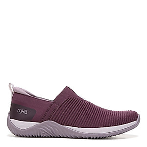Ryka Women's Echo Knit Slip-On Sneaker Purple Grape 9 W