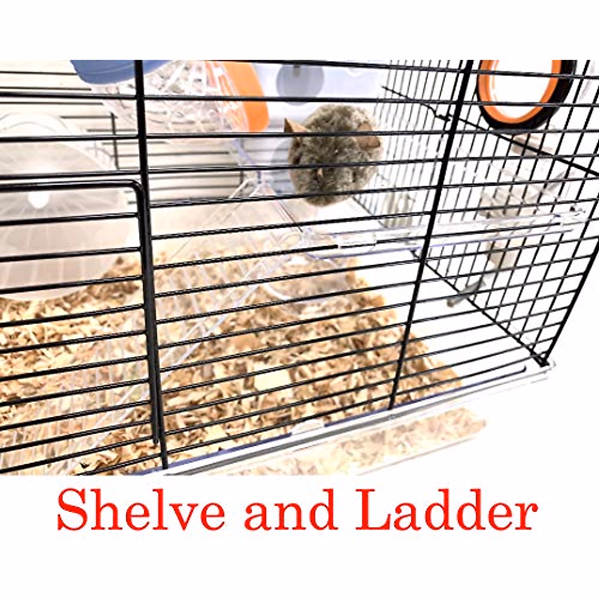 Acrylic Clear 2-Floors Hamster Home Habitat Rodent Gerbil Mouse Mice Rats Small Animal Critter Cage