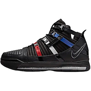Nike Zoom Lebron III QS Black/Metallic Silver/University 11 D (M)