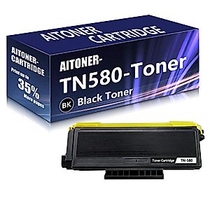 1 Pack (Black) TN580 Toner Cartridge Replacement for Brother HL-5240 5250DN 5270DN 5370DW 5380DN 5280DW MFC-8370 8460N 8690DN 8480DN 8680DN 8690DN 8890DW DCP-8060 8080DN 8085DN 8085DN Printer