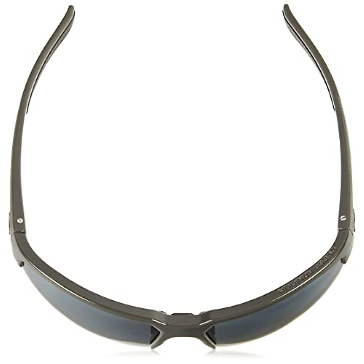 Under Armour Men's Blitzing Wrap Sunglasses, Shiny Jet Gray, 70mm, 9mm