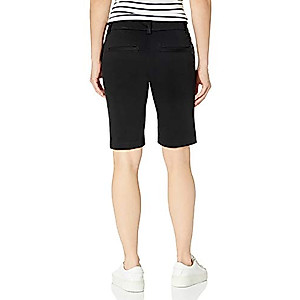 Dickies Women's Perfect Shape Twill Bermuda Short, Black, 8