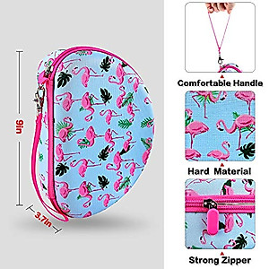 Headphone Case for Riwbox CT-7 Pink/for Jack CT-7S Cat Green 3.5mm/ for iClever IC-HS01/ for Mpow BH297B Wired/for Picun Bluetooth Wireless Over-Ear Headphones Headset for Kids-Box Only