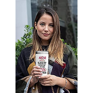 KLUBI Mom Birthday Gifts Funny - Mom No Matter What/Ugly Children 20oz Travel Mug/Tumbler for Coffee - Happy Mothers Day Gift Idea for Best Mother, Valentines Day, Presents, Moms, From Son