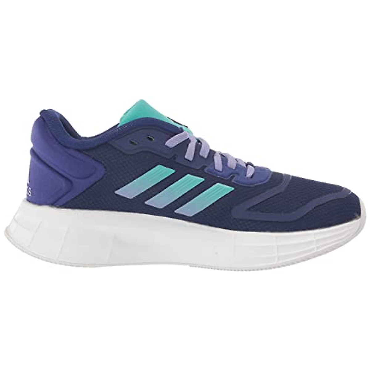 adidas Women's Duramo 10 Running Shoe, Legacy Indigo/Mint Rush/Light Purple, 8