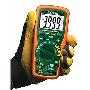 Extech EX505 CAT IV-600V True RMS Industrial MultiMeter with Waterproof (IP67) Rugged Design for Heavy Duty Use