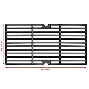 Utheer Grill Grates Replacement 18 Inch for Charbroil Performance 2 Burner 463625217 463673519 463625219 463673017 463673517 Performance 300 2-Burner Cabinet Liquid Propane Gas Grill Models