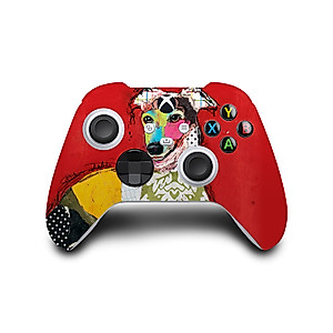 Head Case Designs Officially Licensed Michel Keck Greyhound Art Mix Vinyl Sticker Gaming Skin Decal Cover Compatible With Xbox Series S Console and Controller Bundle