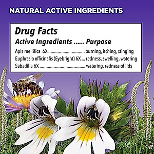Similasan Allergy Eye Relief Eye Drops 0.33 Ounce Bottle, for Temporary Relief from Red Eyes, Itchy Eyes, Burning Eyes, and Watery Eyes, 2 Count