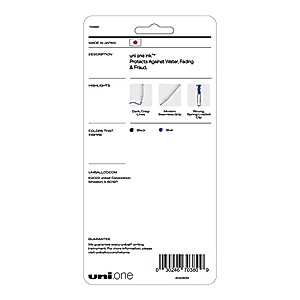 Uniball One Gel Pen 5 Pack, Black Pens and Blue Pens, Medium 0.7mm Gel Pens, Fine Point, Smooth Writing Pens, Home Office Supplies by Uni-ball, Ink Pens, Ballpoint Pens, Bulk Pens for Journaling