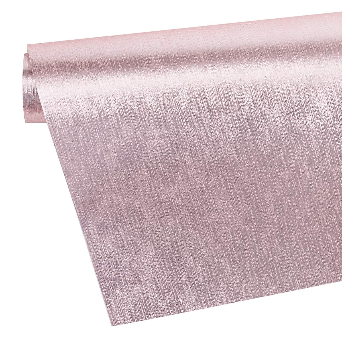 WRAPAHOLIC Wrapping Paper Roll - Mini Roll - 17 Inch x 16.5 Feet - Pink with Metallic Shine for Birthday, Holiday, Wedding, Baby Shower