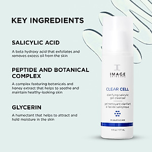 Image Skincare Clear Cell Clarifying Salicylic Gel Cleanser 177 ml / 6 oz
