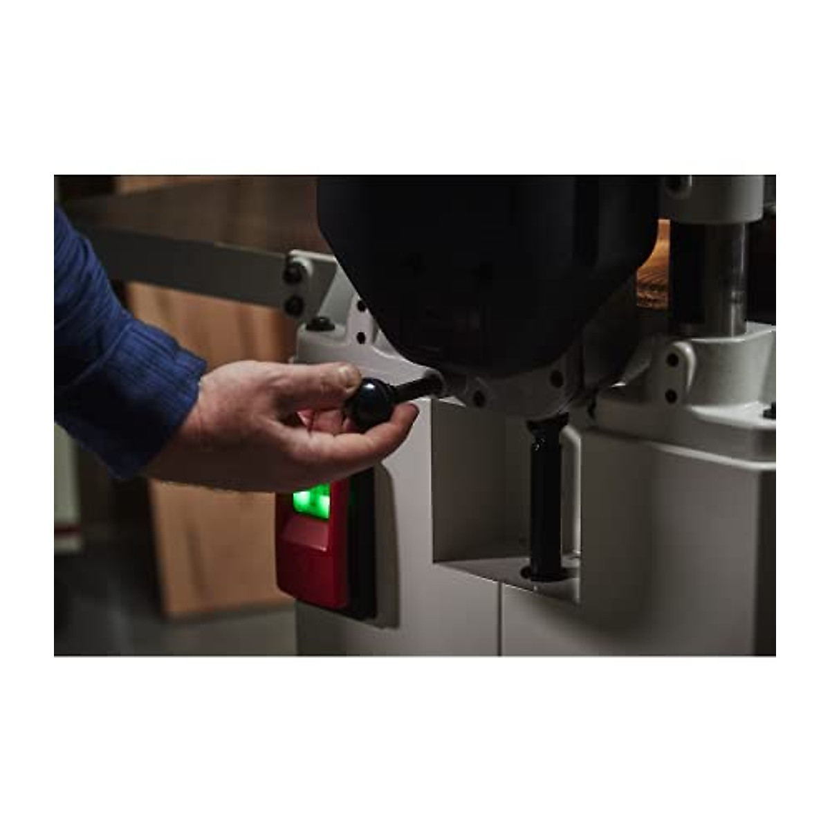 JET JWP-15BHH, 15-Inch Planer, Helical Cutterhead, 3HP, 1Ph 230V (722155)