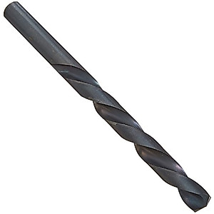 Drill America - DWDLH1/16P12 1/16" High Speed Steel Left Hand Drill Bit (Pack of 12), DWDLH Series