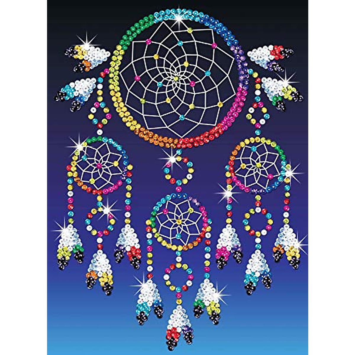 Sequin Art Red Dreamcatcher Sparkling Arts & Crafts