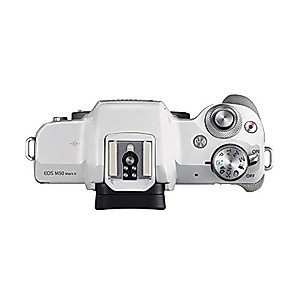 Canon EOS M50 Mark II + EF-M 15-45mm is STM Kit White