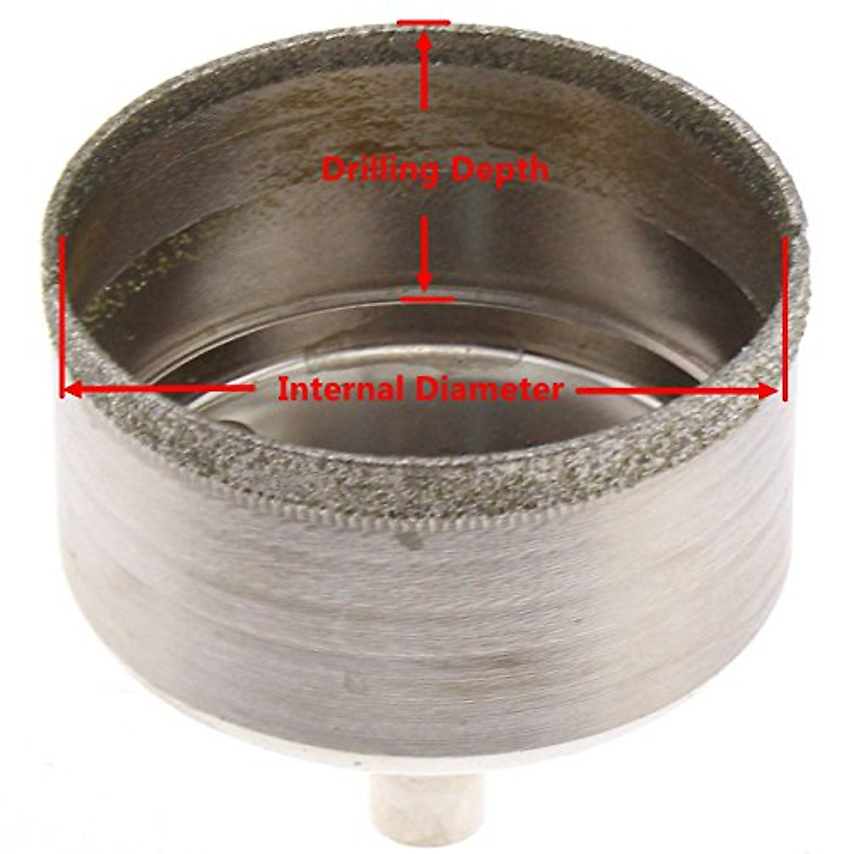 JINGLING 63mm 2-1/2" inch Diamond Drill Bit Tile Hole Saw for Glass Ceramic Stone