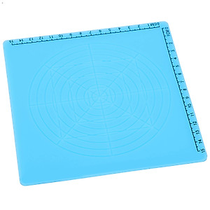 YILUFA 3D Printing Pen Silicone Pad Blue Copy Board Soft Mat Drawing Tool with Finger Caps,Material Silicone,170mm / 6.7in