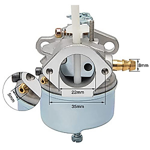 631954 Carburetor for Tecumseh 631954 632371 632371A H70 HSK70 7hp ARIENS Toro SNOWKING Snow Thrower Blowers Tillers - for hsk70 carburetor 632371A Snow Blower Carb