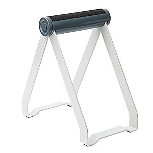 Mind Reader Collapsible, Portable Stand for Tying Laces, Accessibility for Back Pain, Seniors, Elevating Feet, Folding Platform, Plastic Shoe Step, One, Silver