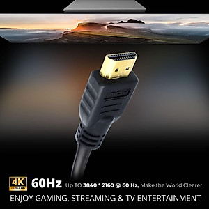Master Cables High-Speed HDMI Cable for Nintendo Switch Premium Quality, 4K Ultra HD, HDR Video, High-Fidelity Audio, Durable Connectors - Ideal for Gaming, Streaming, and Home Entertainment