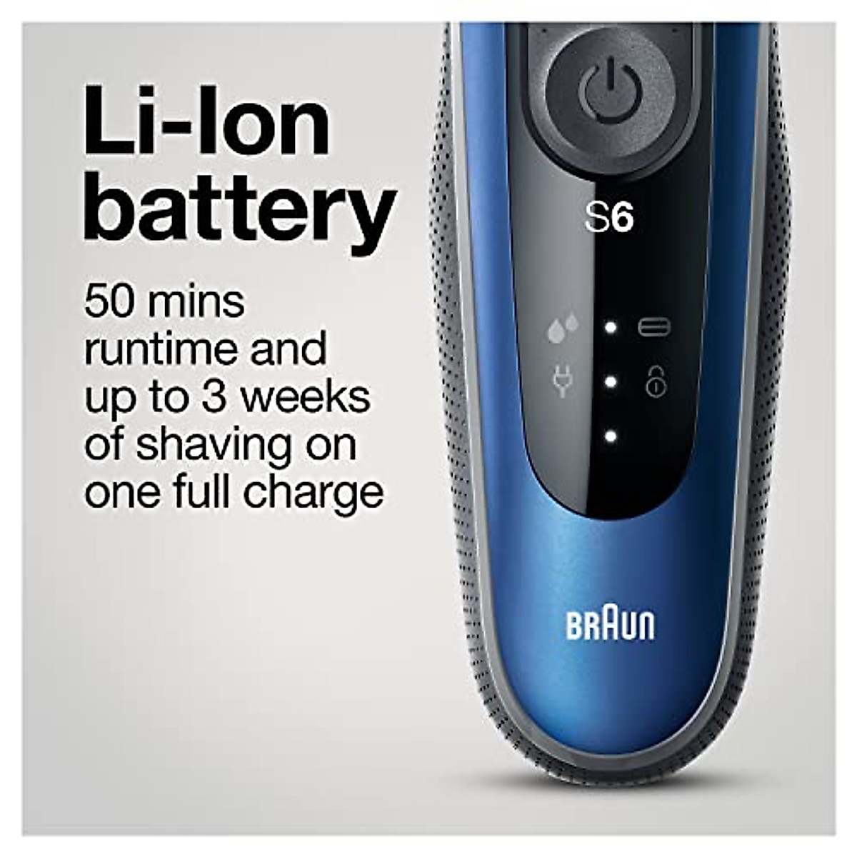 Braun Electric Razor for Men, Series 6 6020s SensoFlex Electric Foil Shaver with Precision Beard Trimmer, Rechargeable, Wet & Dry Foil Shaver with Travel Case