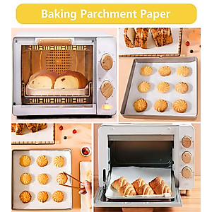 Yuyouqu 50 Pcs 12 x 12 Inch Square Parchment Paper Baking Sheets, Parchment Sheets for Baking Cake, 12'' Wax Paper Squares Deli Paper Sheets for Food Basket Liners White