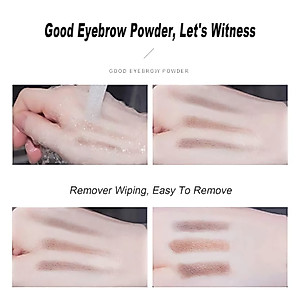 SUMEITANG 12 Color Eyebrow Kit, 6 Color Eyebrow Powder + 6 Color Brow Pomade Professional Brow Makeup Palette With Eyebrow Pencil, Brow Stencil, Brush and Tweezers Set, Create You Perfect Brow Styling