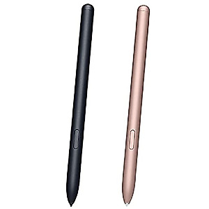 Tab S7 / S7+ S Pen Replacement Stylus Pen for Samsung Galaxy Tab S7 / S7 Plus/ S7 FE (EJ-PT870) + Tips/Nibs (Without Bluetooth)( Black)