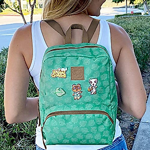 Controller Gear Animal Crossing Nintendo Switch Mini-Backpack (Teal Leaves)