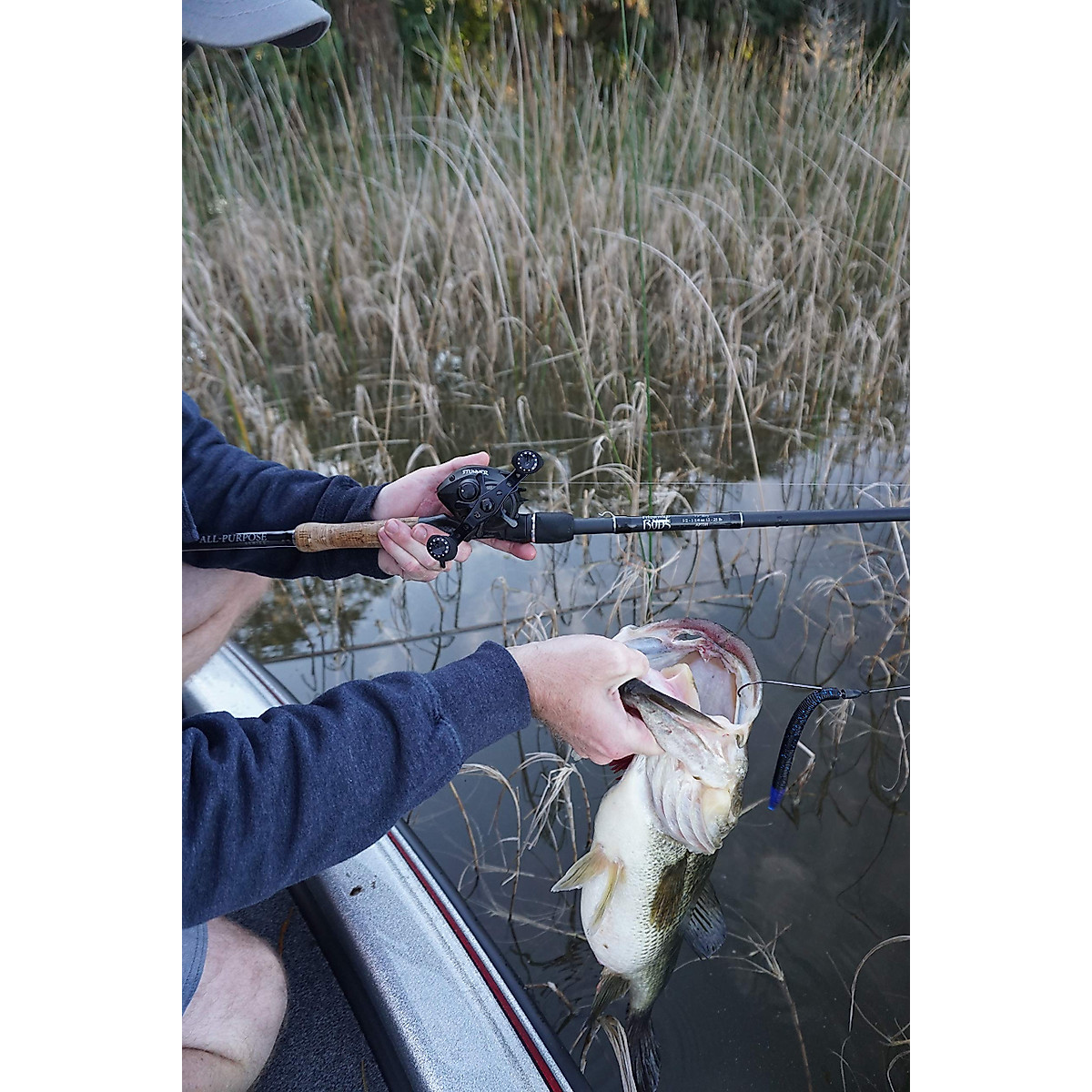 Fitzgerald Fishing All Purpose Series 7'6" Medium - Spinning Graphite Rod - Designed for Bass Fishing and Inshore Fishing