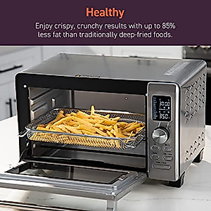 COSORI Air Fryer Toaster CS125-AO 11-in-1 Convection Oven Countertop 12 inch Pizza, 6 Slices of Toast, 30 Recipes & 4 Accessories Included, Smart-WiFi, 26.4QT, Stainless Steel