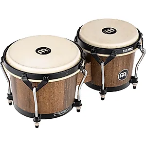 Meinl Percussion HTB100WB-M Headliner Traditional Designer Series Wood Bongos, Walnut Brown