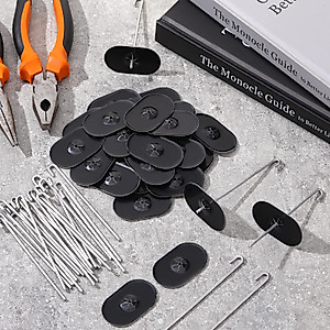 Solar Panel Guard Clips Solar Panel Guard Roll Kit Critter Guard Fastener Clips Aluminum Fastener Clips for Rooftop Solar Panel Bird Wire Pigeon Fence (120 Sets)