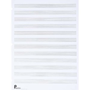 Musipack 3 Ring Filler No. 1: 12-stave: Passantino Manuscript Paper (Passantino Manuscript Papers)